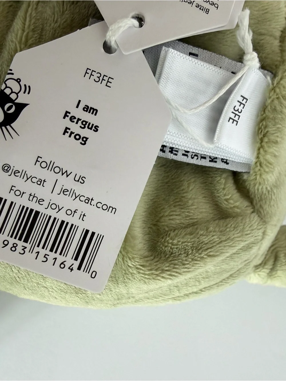 Jellycat | Toys | Jellycat Fergus Frog Medium Plush Heritage Collection ...
